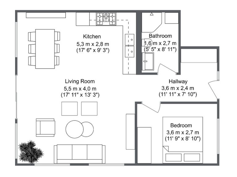 Easily Add Measurements to Your Floor Plans | RoomSketcher