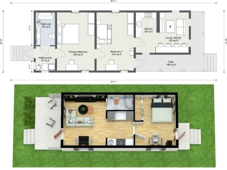 12 Timeless Shotgun House Floor Plans