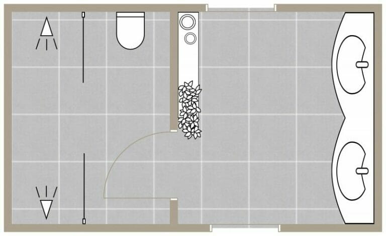 How to Draw Out the Bathroom Floor Plan - Walsh Reard1967
