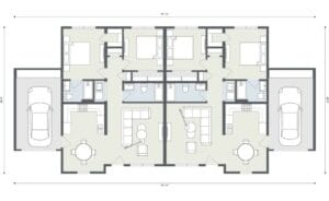 What Is a Duplex House? Definition, Benefits, and Floor Plan Ideas
