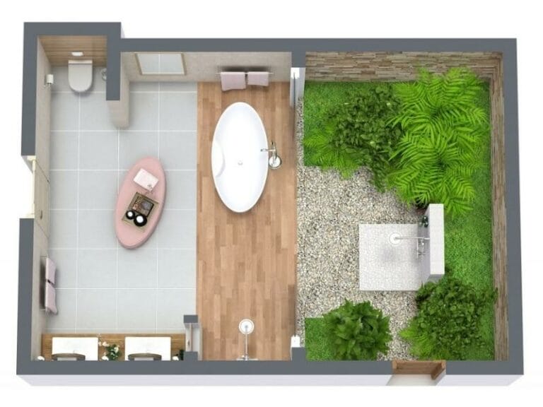 Rectangular Bathroom Layouts to Maximize Your Space