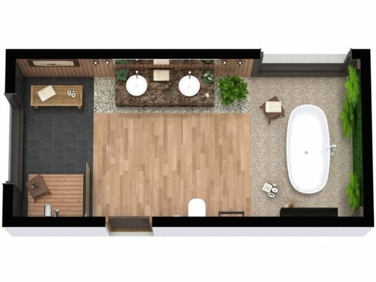 Rectangular Bathroom Layouts to Maximize Your Space