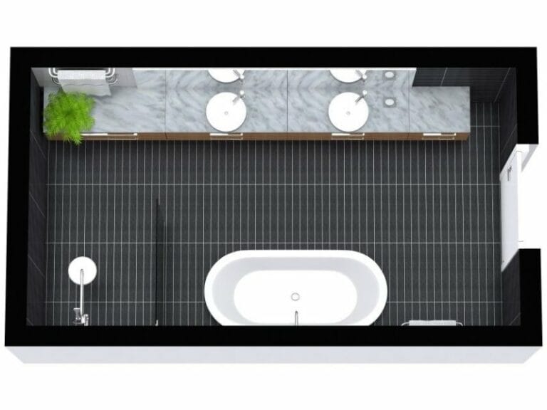 How to Design a Small Bathroom: Layouts and Floor Plan Ideas