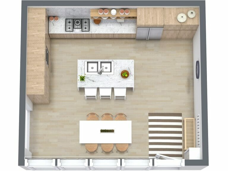 Kitchen Layout Ideas for an Ideal Kitchen | RoomSketcher