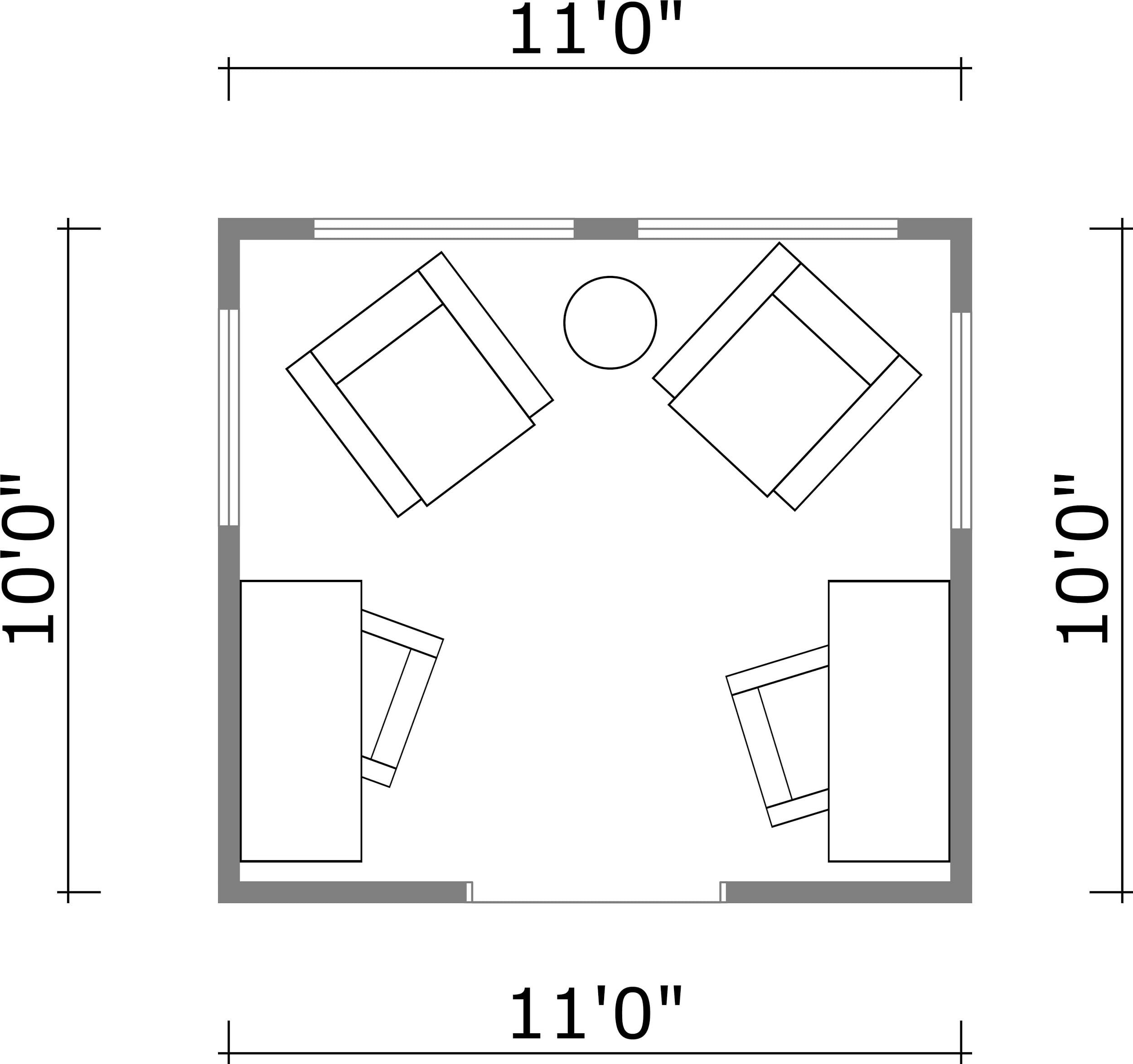 5 Great Ideas for Small Office Floor Plans - RoomSketcher