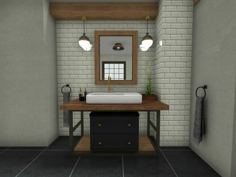 How to Achieve an Industrial Bathroom Style