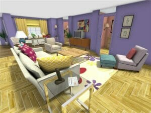 Friends TV Show Apartment Floor Plan