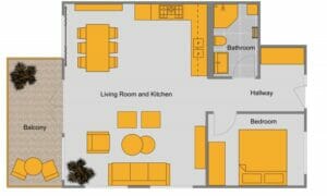 21 Stunning 2D Color Floor Plans | RoomSketcher