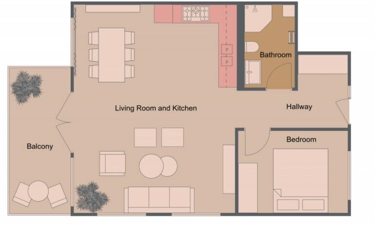 21 Stunning 2D Color Floor Plans | RoomSketcher