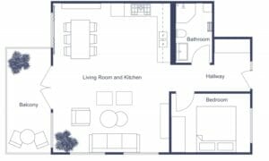 21 Stunning 2D Color Floor Plans | RoomSketcher