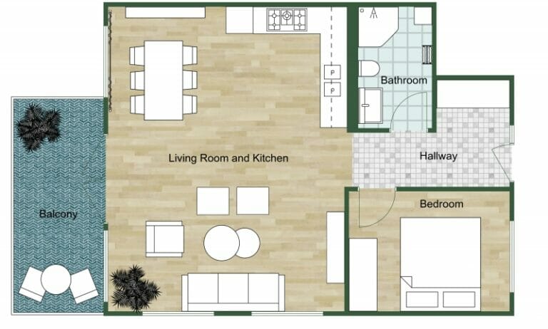 21 Stunning 2D Color Floor Plans | RoomSketcher