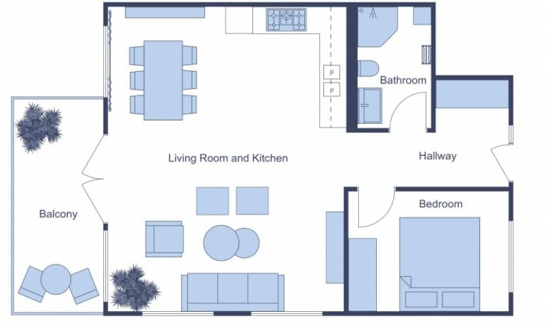 21 Stunning 2D Color Floor Plans | RoomSketcher