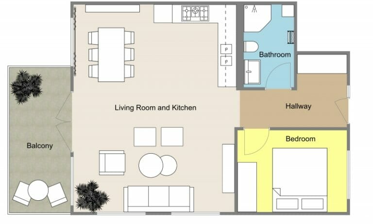 21 Stunning 2D Color Floor Plans | RoomSketcher