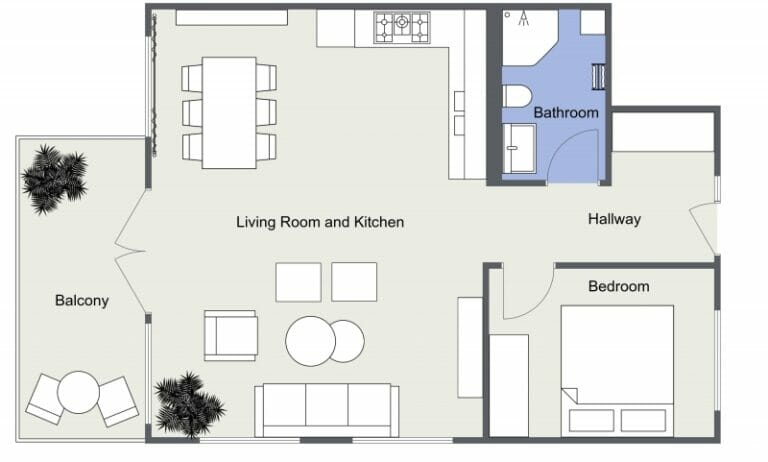 21 Stunning 2D Color Floor Plans | RoomSketcher