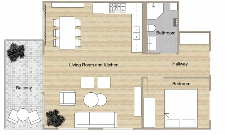 21 Stunning 2D Color Floor Plans | RoomSketcher