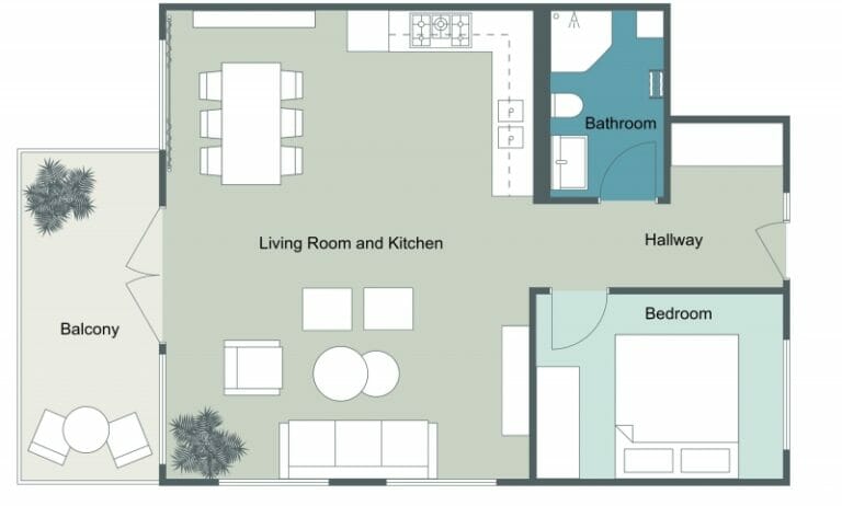 21 Stunning 2D Color Floor Plans | RoomSketcher