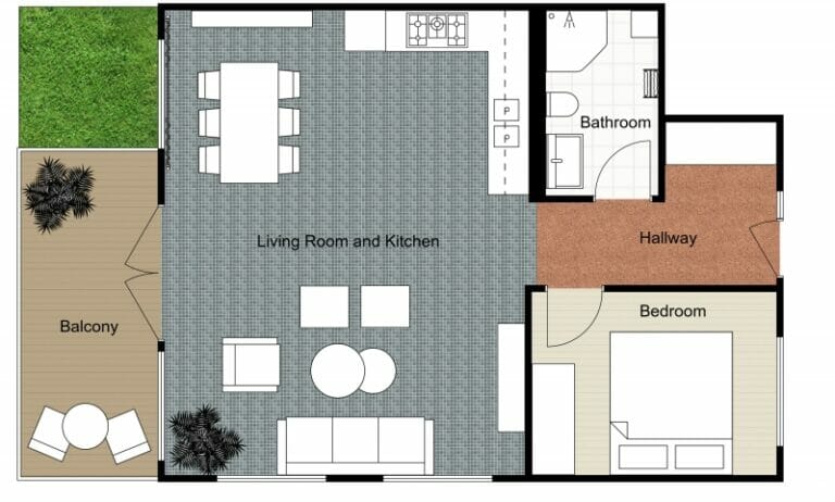 21 Stunning 2D Color Floor Plans | RoomSketcher