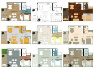 21 Stunning 2D Color Floor Plans | RoomSketcher