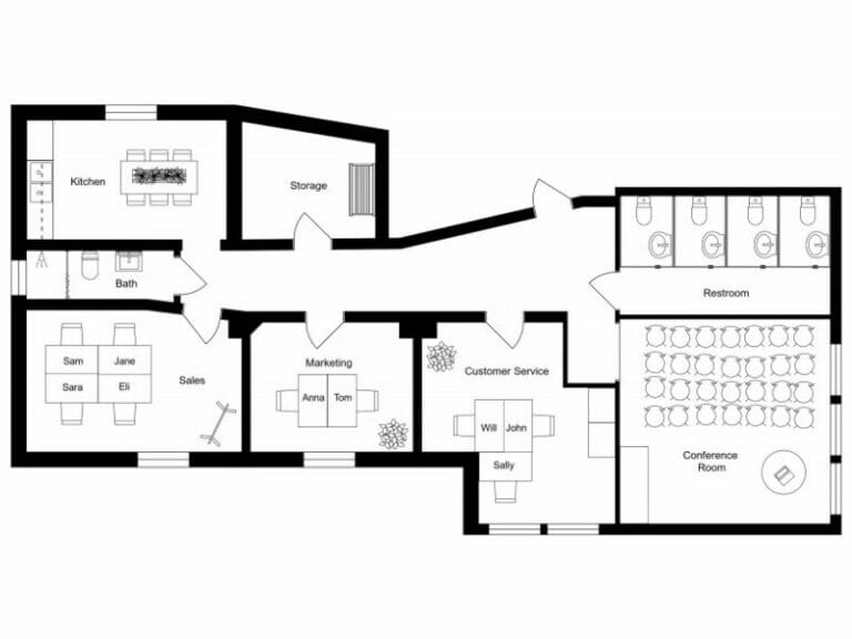 Create Office Design Plans Online | RoomSketcher