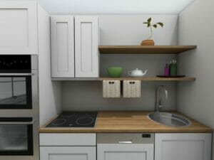 Make a Small Kitchen Layout Feel Bigger With Clever Design Tricks