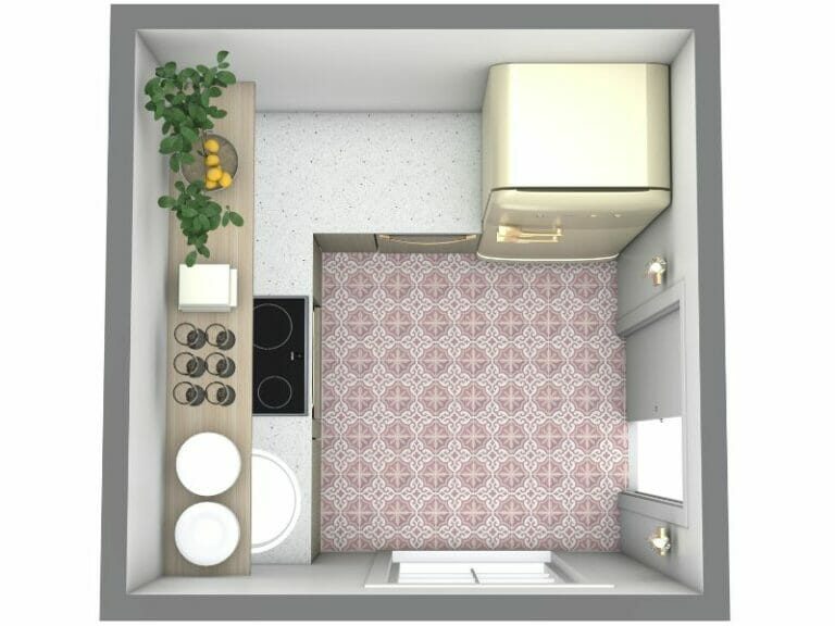 Make a Small Kitchen Layout Feel Bigger With Clever Design Tricks