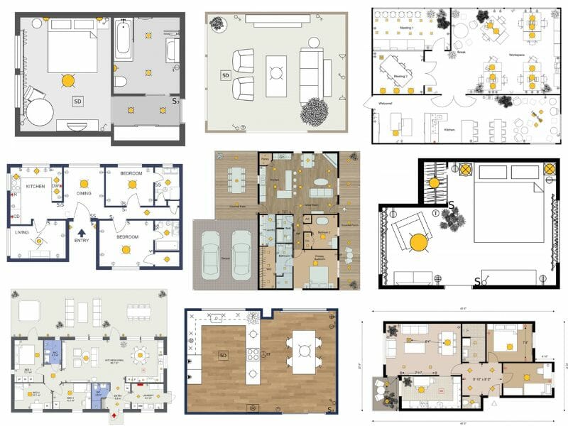 Electrical Floor Plan With Power Layout Details Infoupdate