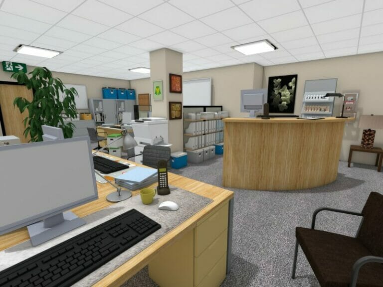 A 3D Tour of The American "The Office" Floor Plan