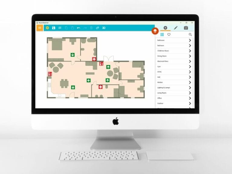 Evacuation Plan Software | RoomSketcher