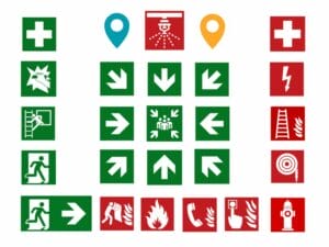 Introducing Fire and Evacuation Symbols - RoomSketcher