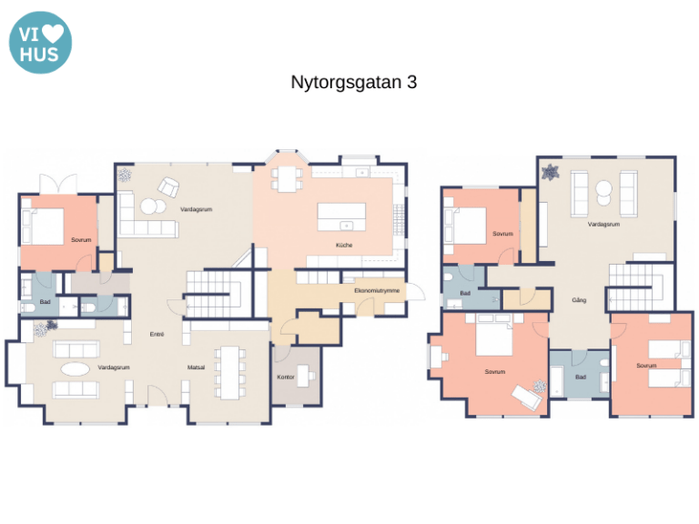 Planritningar - olika slags ritningar, symboler och exempel