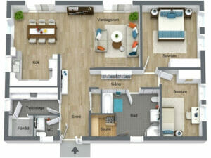 Planritningar - olika slags ritningar, symboler och exempel