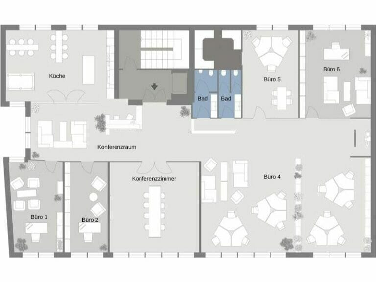 Büroplanung – Planen und erstellen Sie Ihr Bürolayout